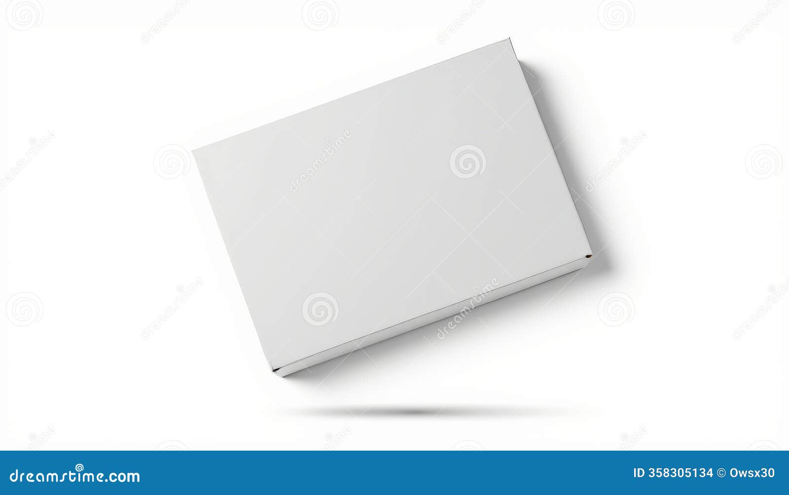 Floating Tuck End Box Mockup on White Background, Branding Showcase ...