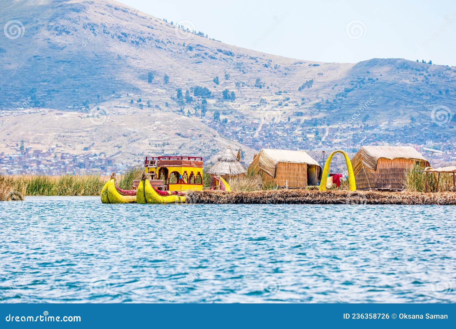 Floating Uros Islands Editorial Photo | CartoonDealer.com #142323151