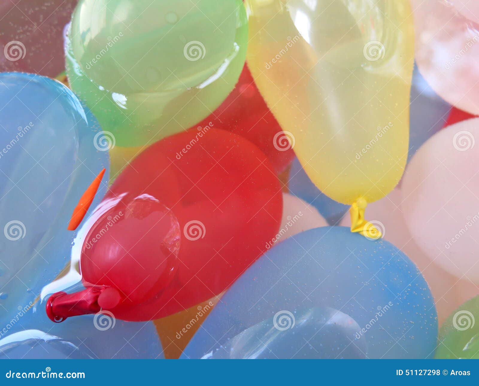 Floating Water Bombs stock photo. Image of entertainment - 51127298