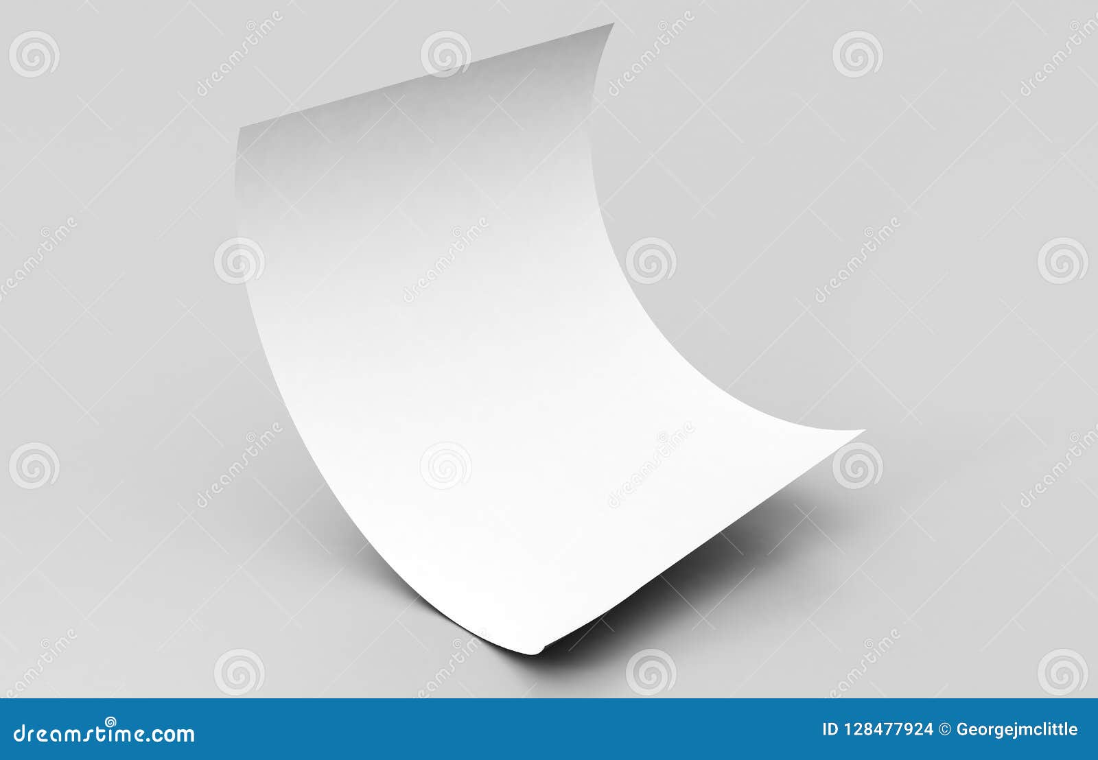 Floating white document stock illustration. Illustration of document ...