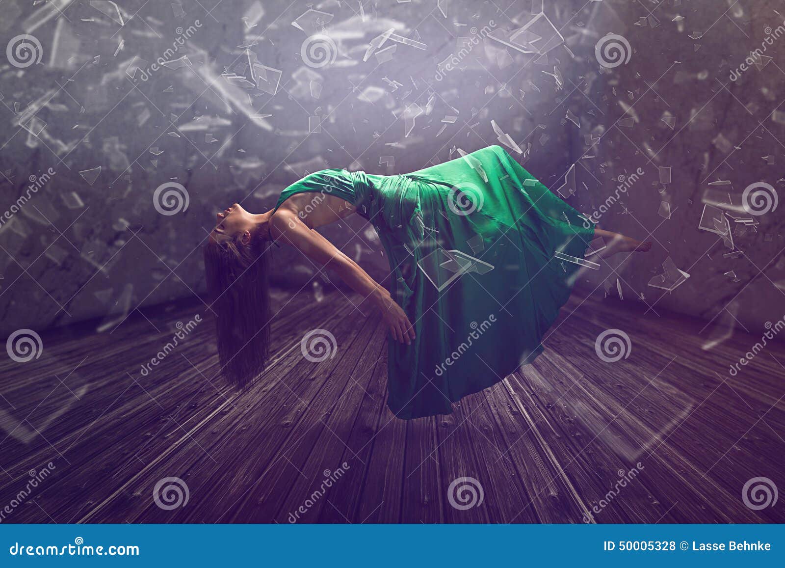 Floating Woman stock photo. Image of float, body, sorcery - 50005328