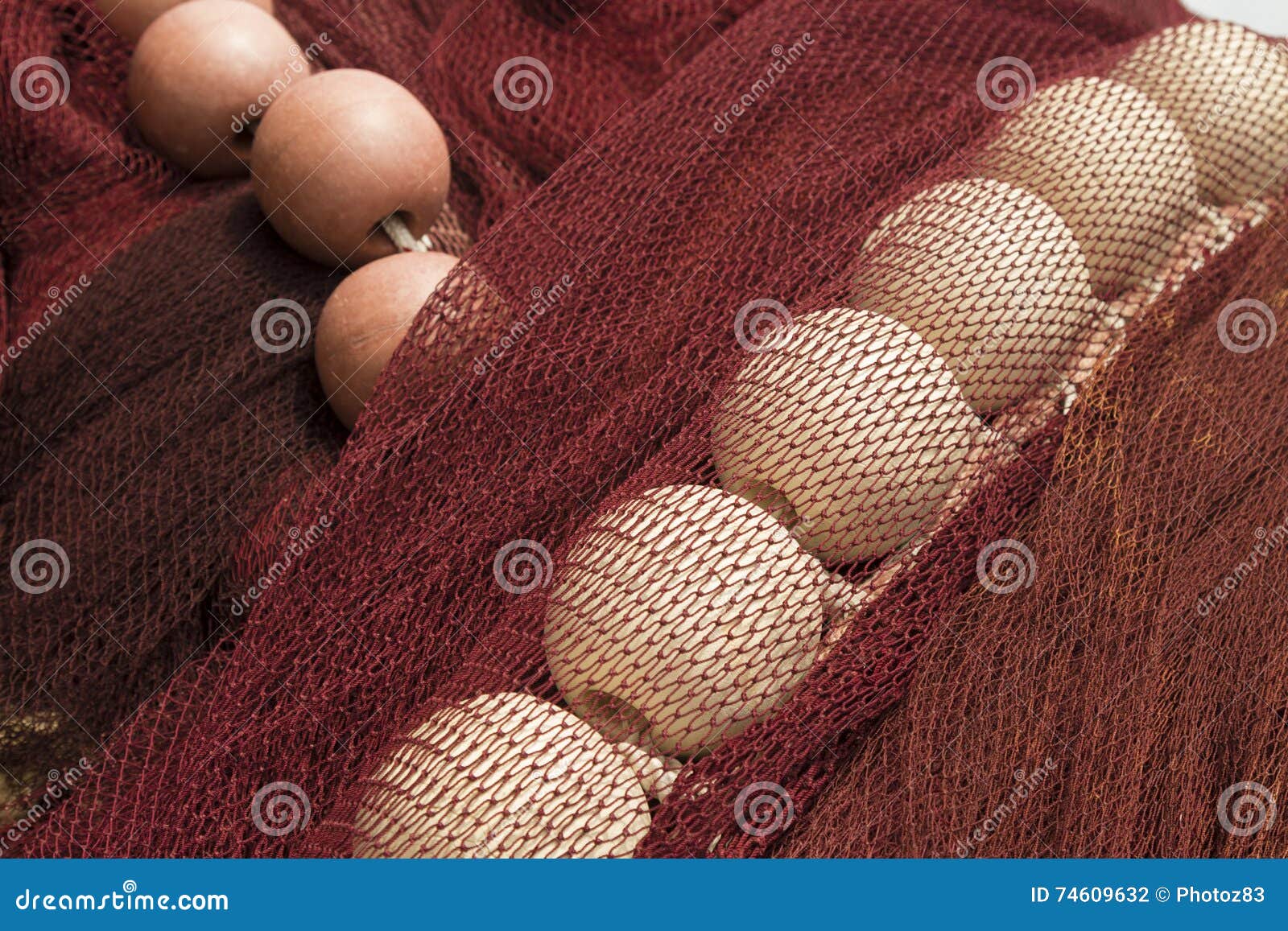 Floats and drift net stock photo. Image of haul, cord - 74609632