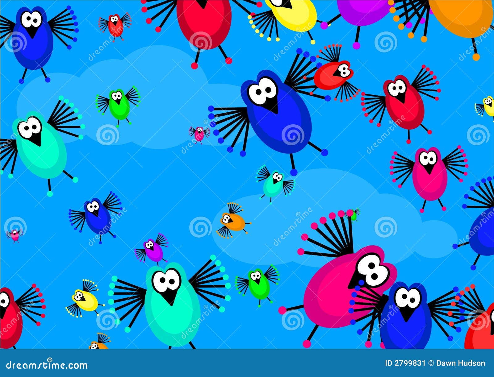 Flock Of Birds Royalty-Free Stock Photo | CartoonDealer.com #2799831