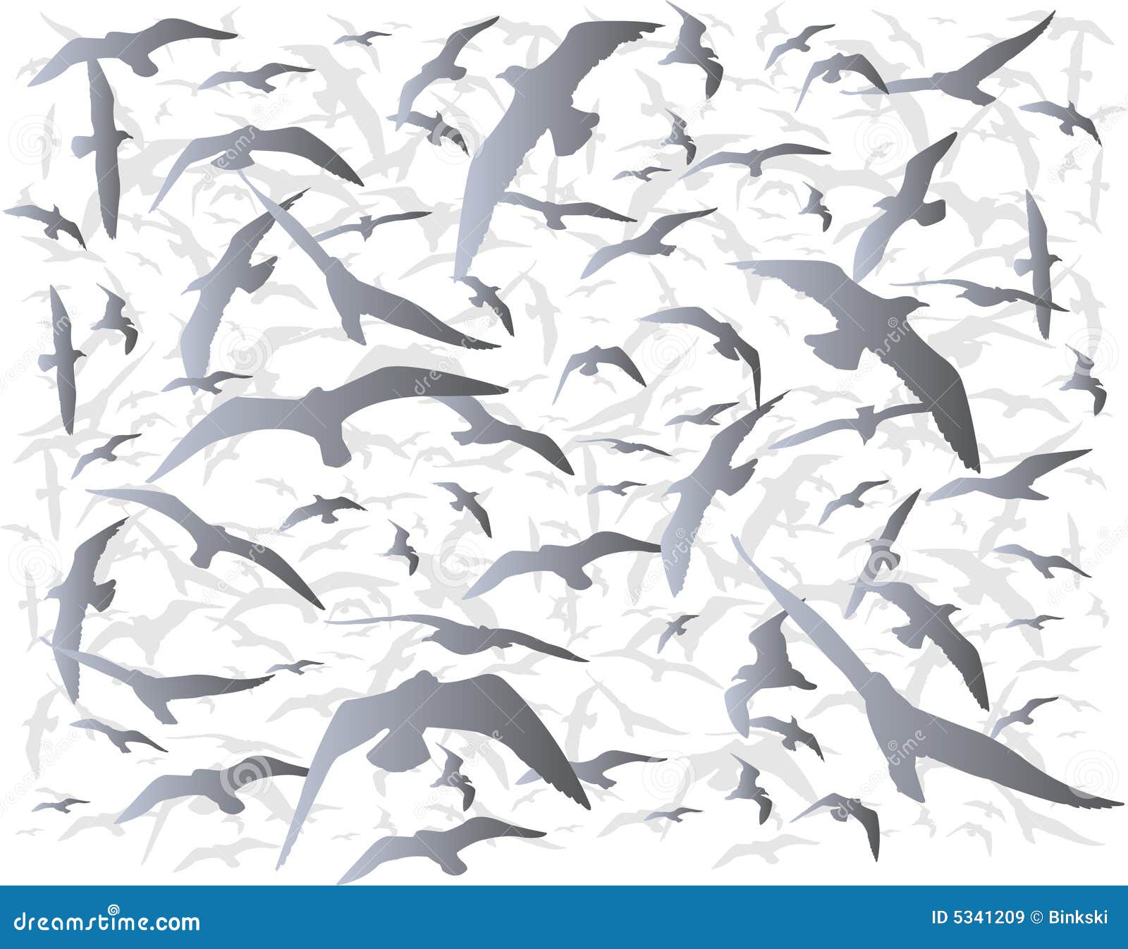 Flock Of Birds Cartoon Vector | CartoonDealer.com #5341209