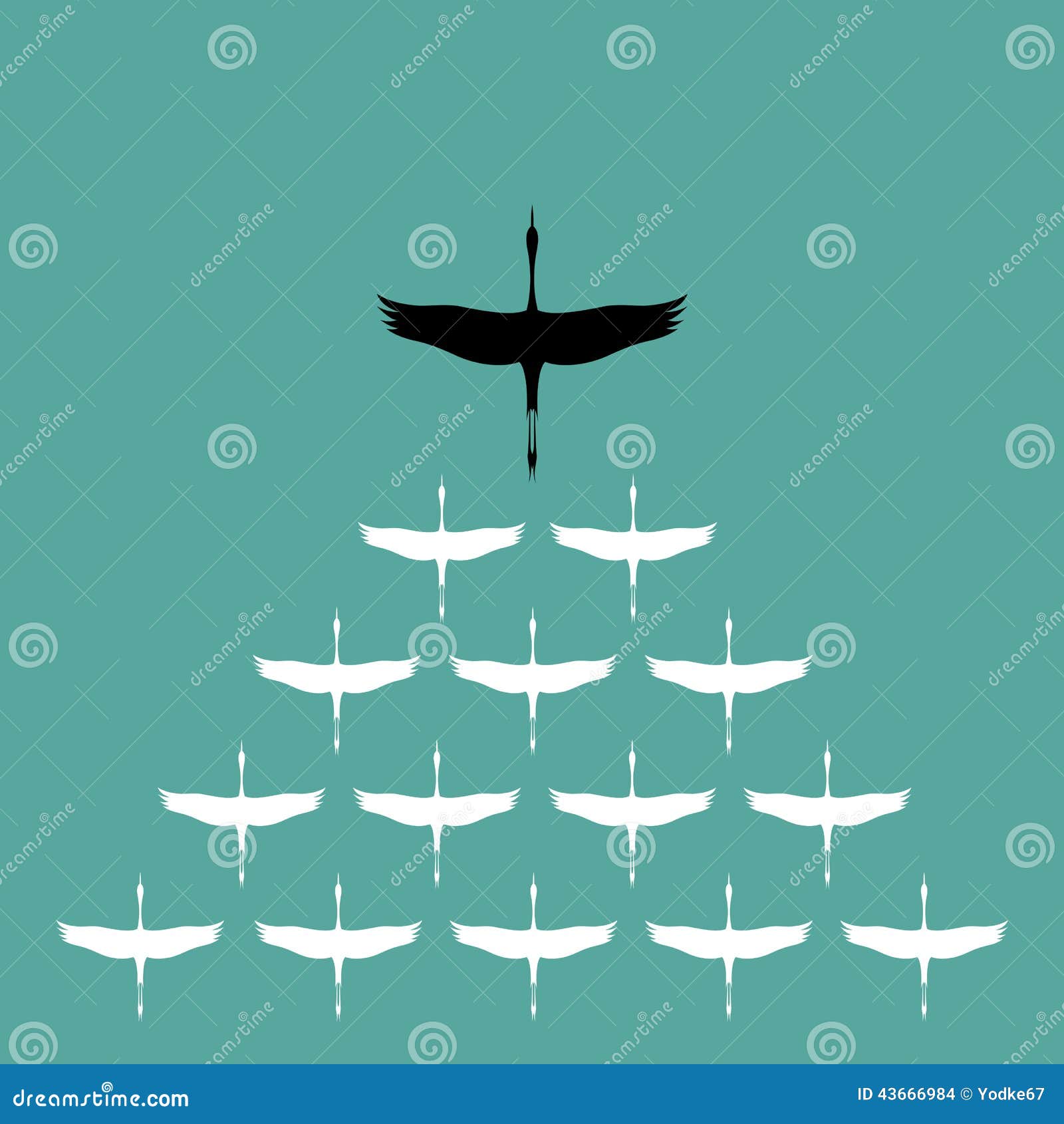 Stork Flying, Vector Illustration , Black Silhouette , | CartoonDealer ...