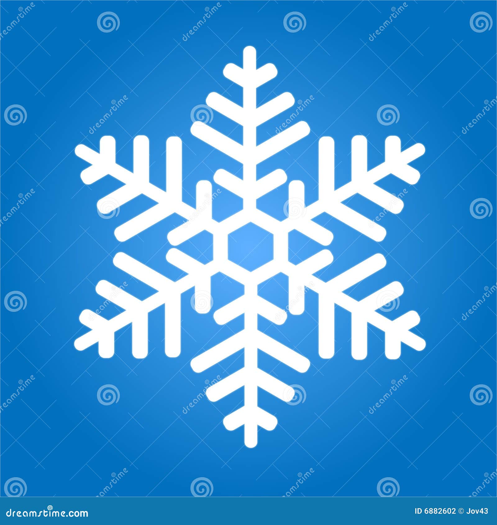 Floco De Neve Fotografia de Stock - Imagem: 6882602