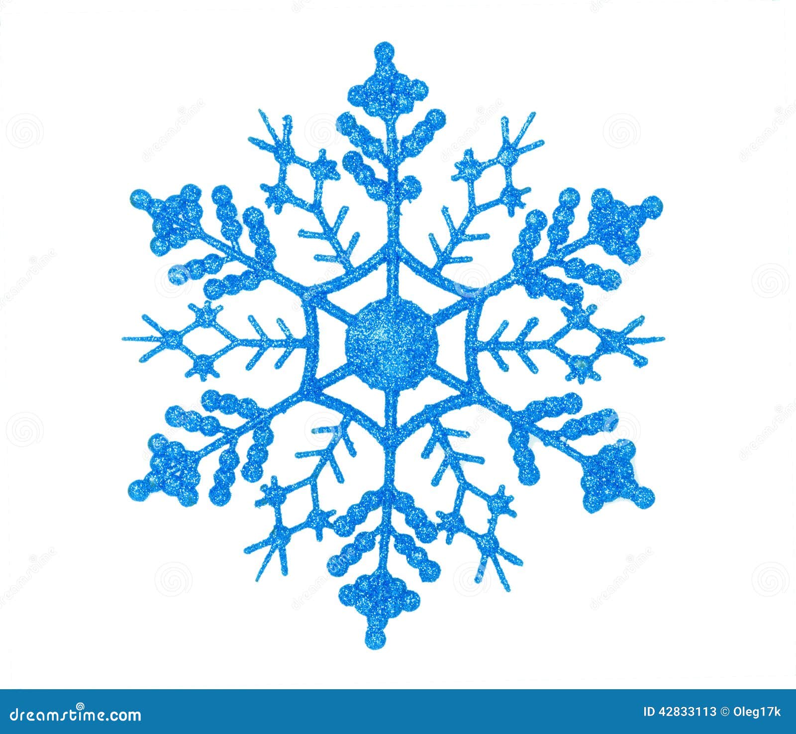 Flocon De Neige Bleu Brillant Image stock - Image du beau, neige: 42833113
