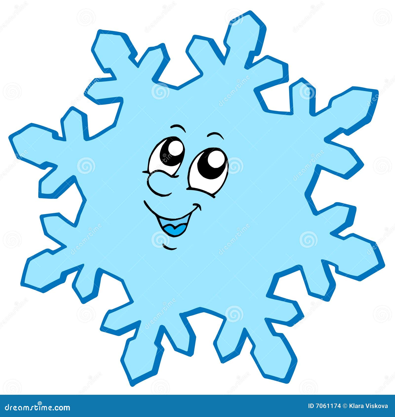 Flocon de neige mignon illustration de vecteur. Illustration du ...