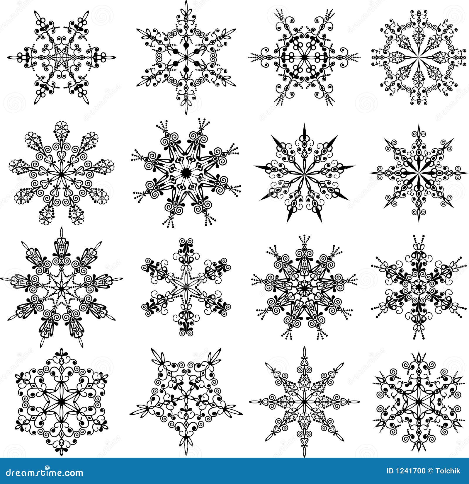 Flocons de neige, vecteur illustration de vecteur. Illustration du ...