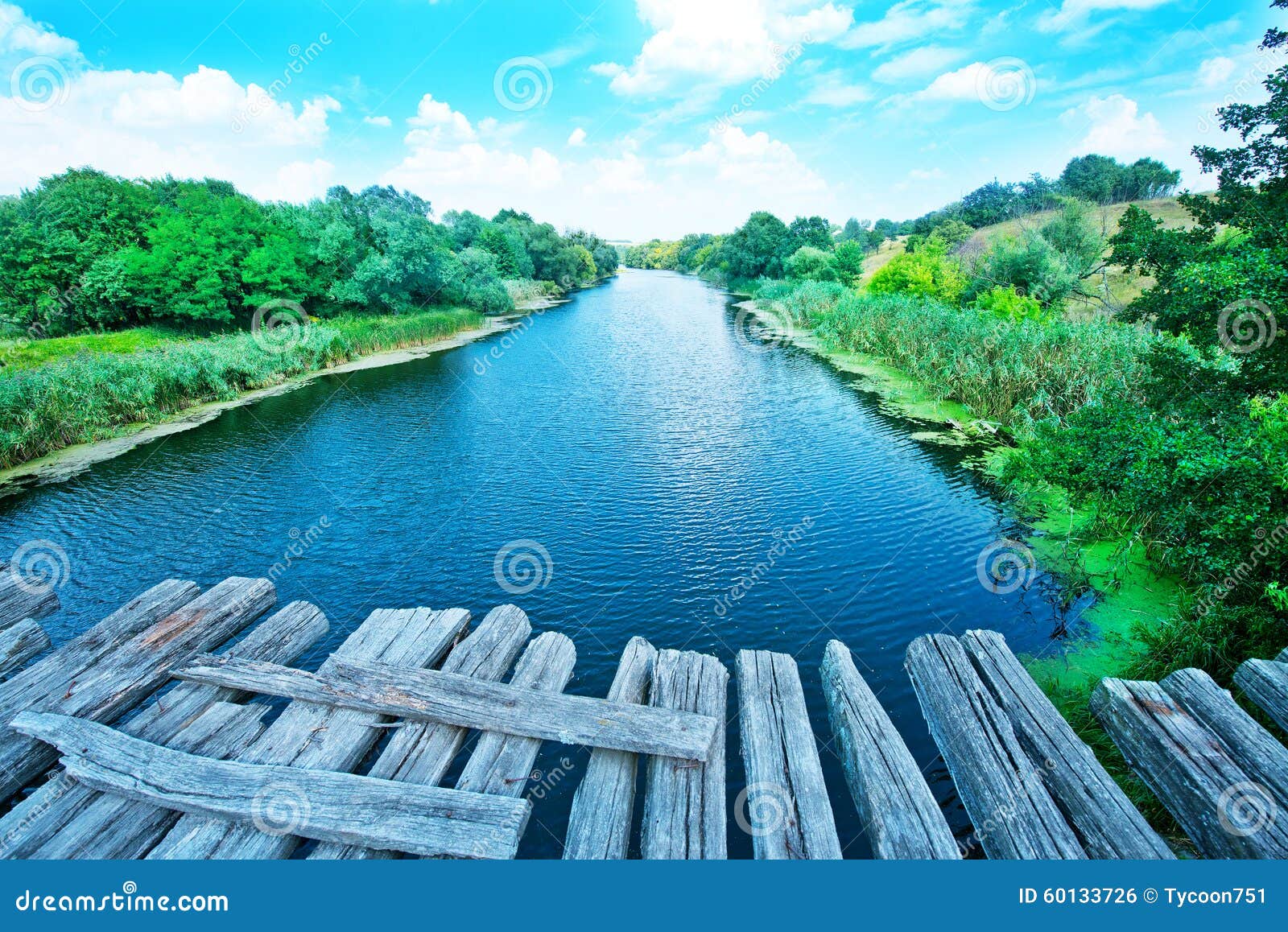 Flod arkivfoto. Bild av afton, natur, gryning, färg, icke - 60133726