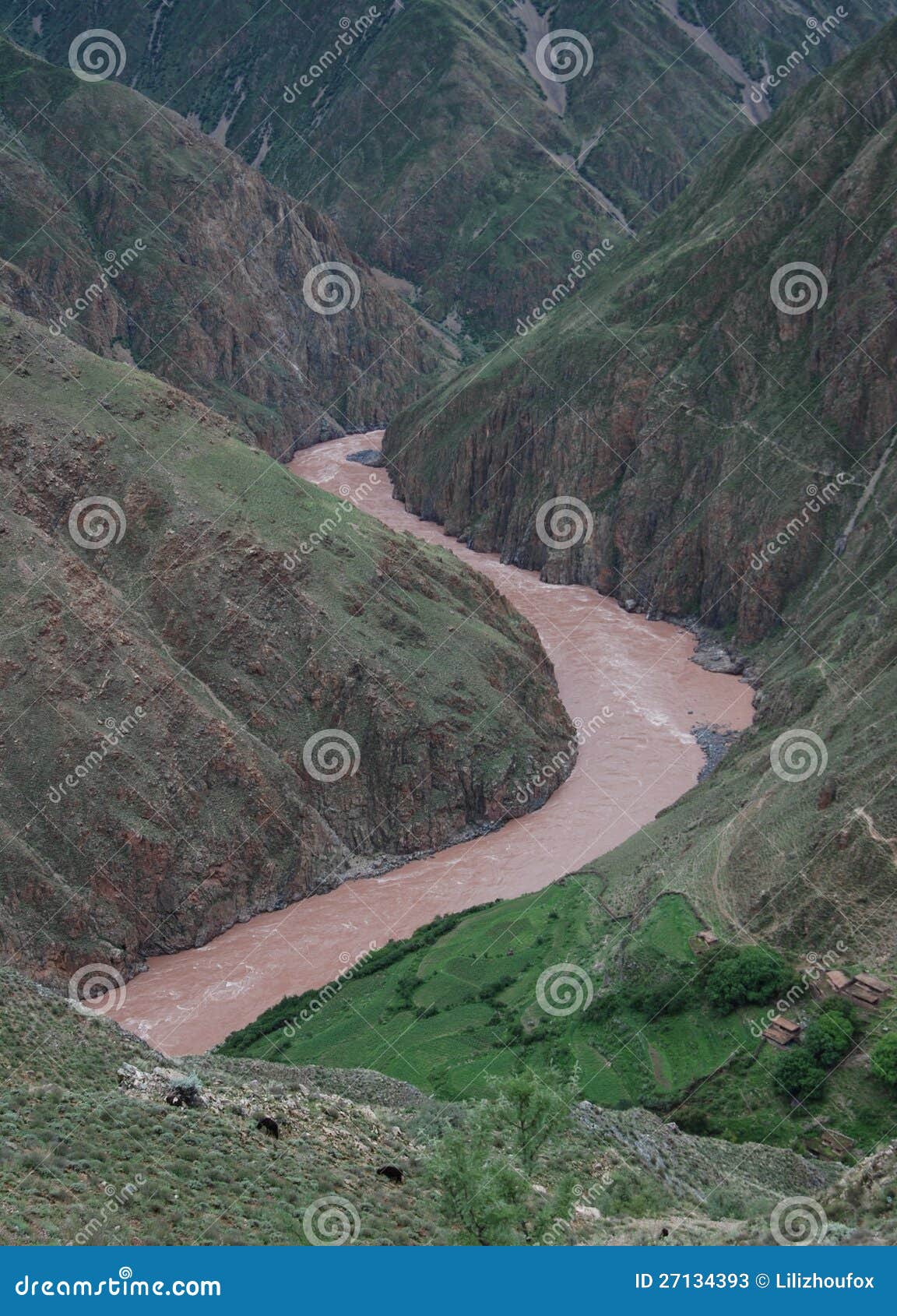 Floder i Tibet fotografering för bildbyråer. Bild av tibetant - 27134393