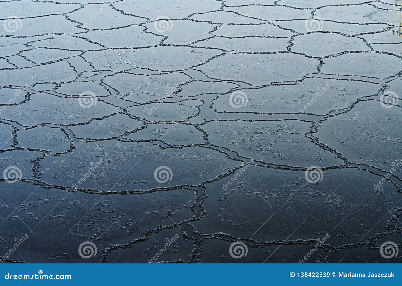 Floe on the Water Abstract Background. Stock Image - Image of grey ...