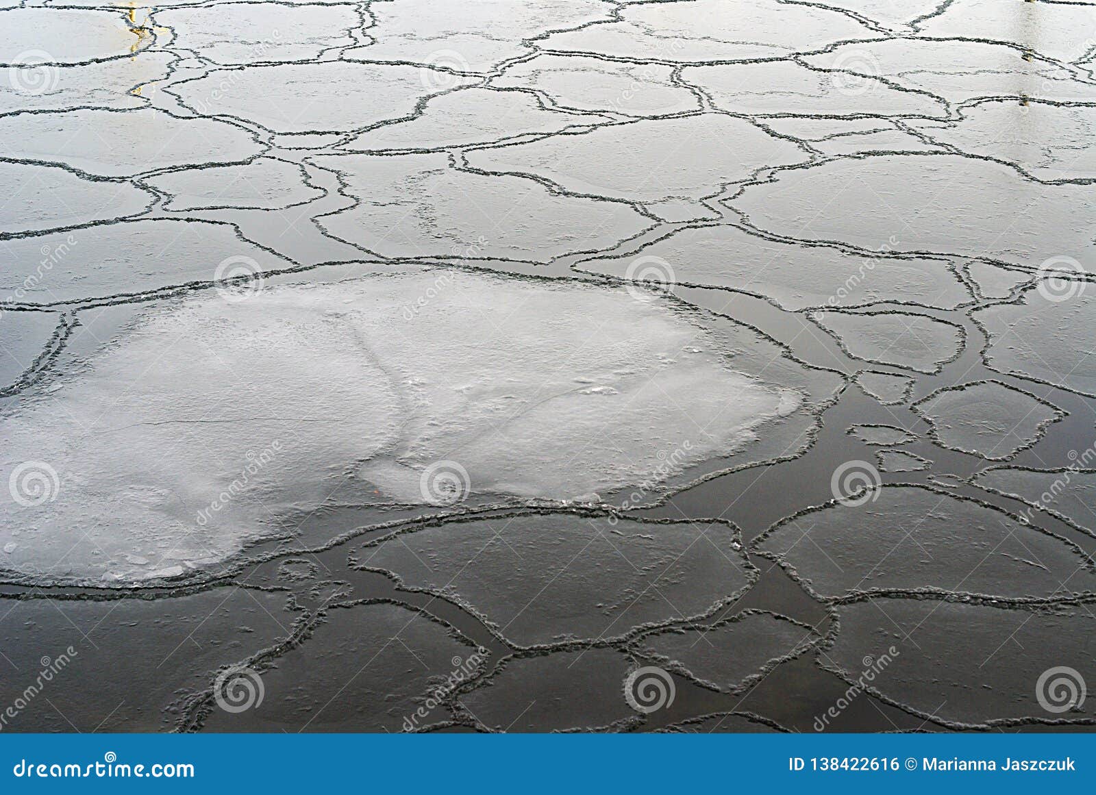 Floe on the Water Abstract Background. Stock Photo - Image of ...