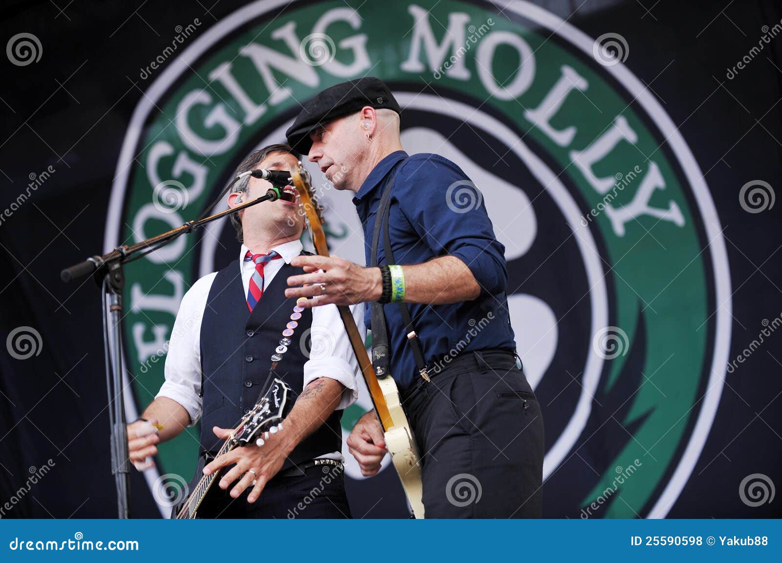 Flogging Molly editorial stock photo. Image of people - 25590598