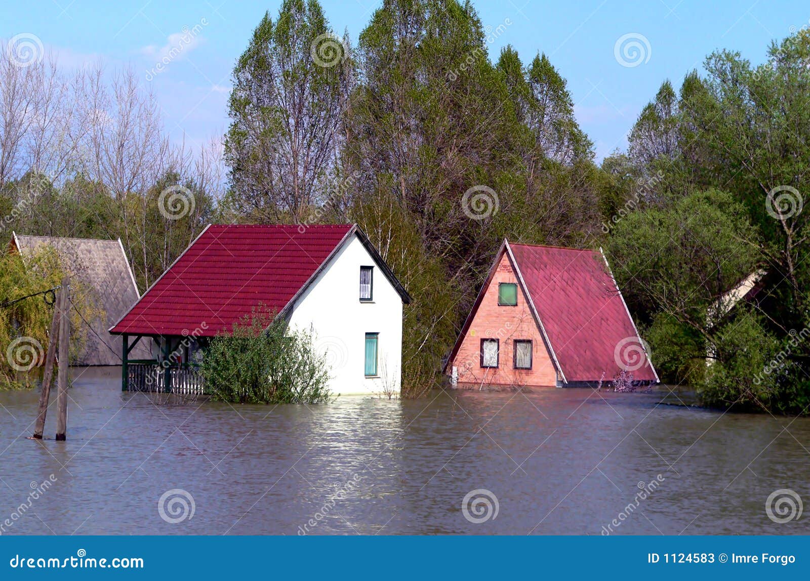 Flood stock image. Image of home, emergence, house, flush - 1124583