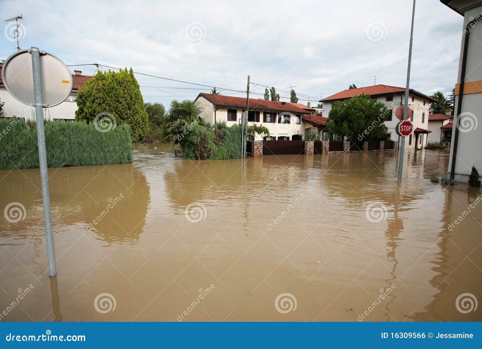Flood stock photo. Image of destroyed, river, rescue - 16309566