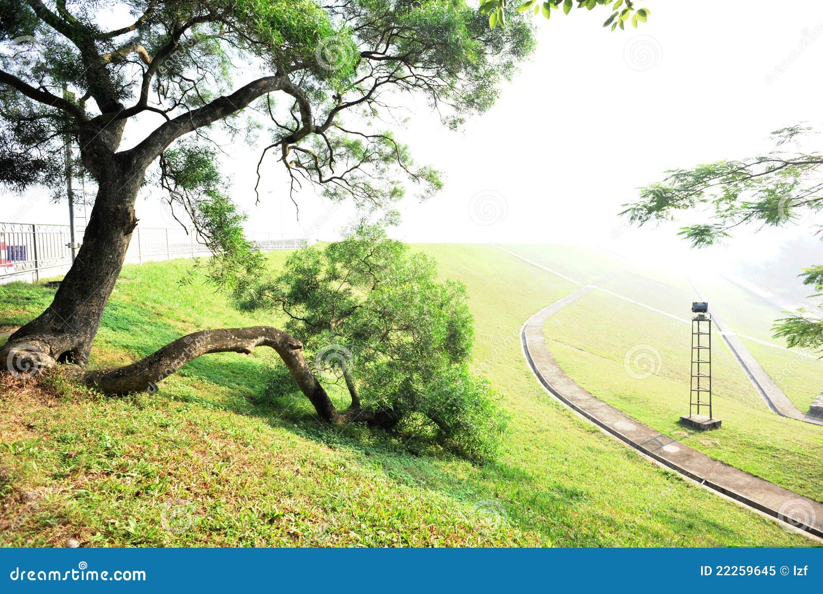 Mist Flood Gates Royalty-Free Stock Image | CartoonDealer.com #32057890