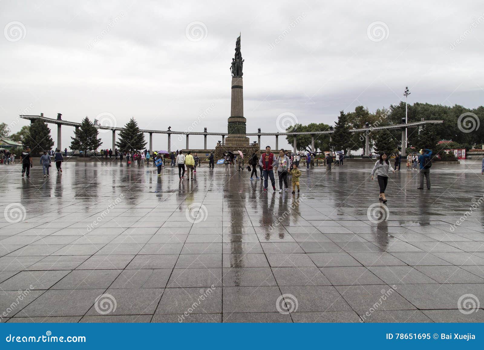 Flood Control Monument in Harbin,china Editorial Image - Image of ...