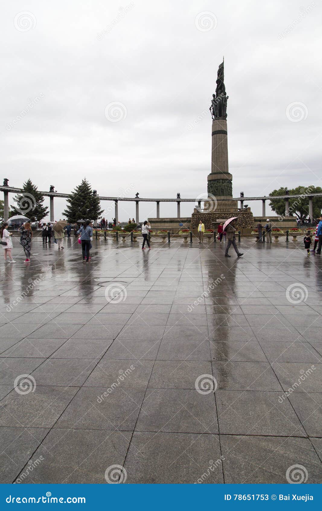 Flood Control Monument in Harbin,china Editorial Stock Photo - Image of ...