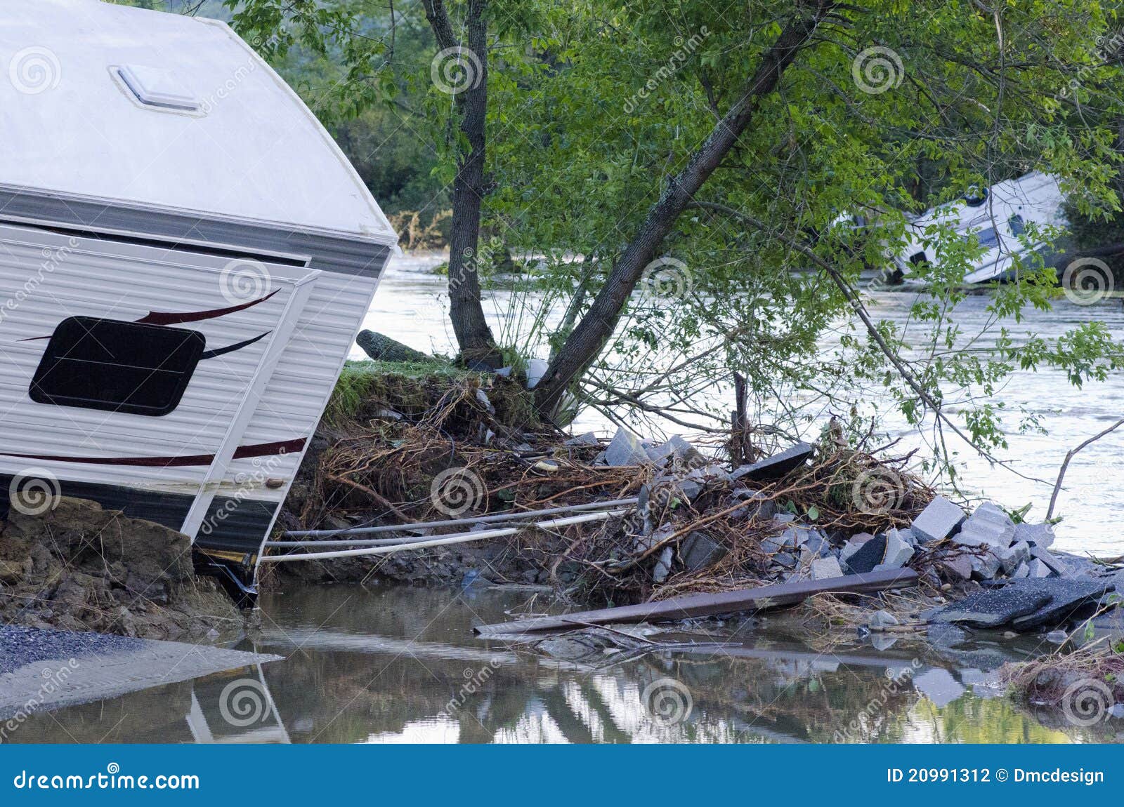 Flood Damage Berlin Vermont : Hurricane Irene Editorial Photography ...