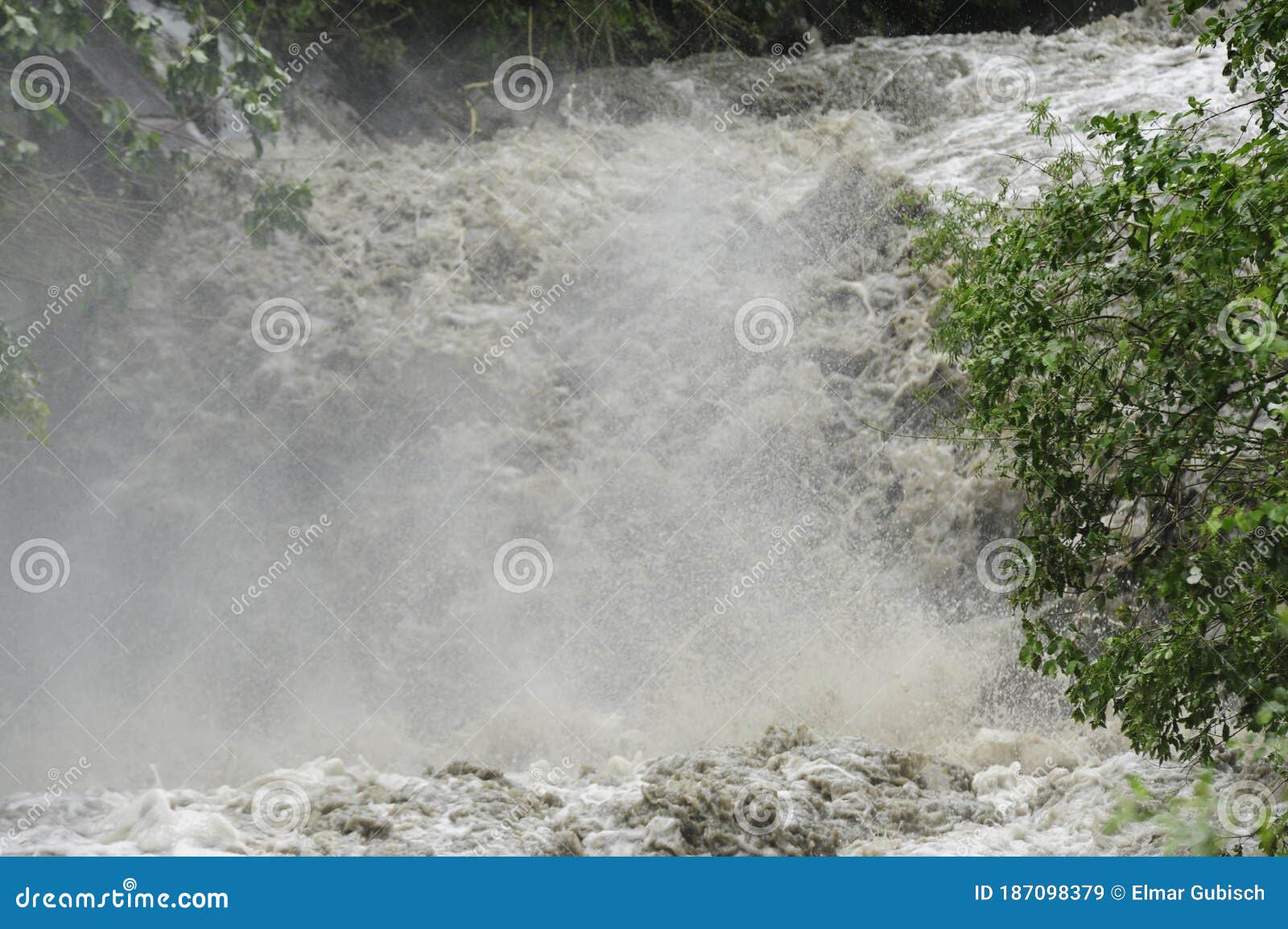 Flood, a Destructive Natural Phenomenon Stock Image - Image of rainy ...