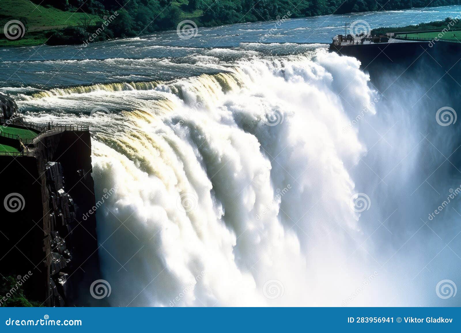 Flood Due To Dam Failure. Generative Ai Stock Image - Image of safety ... Flood Due To Dam Failure. Generative Ai Stock Image - Image of safety ...