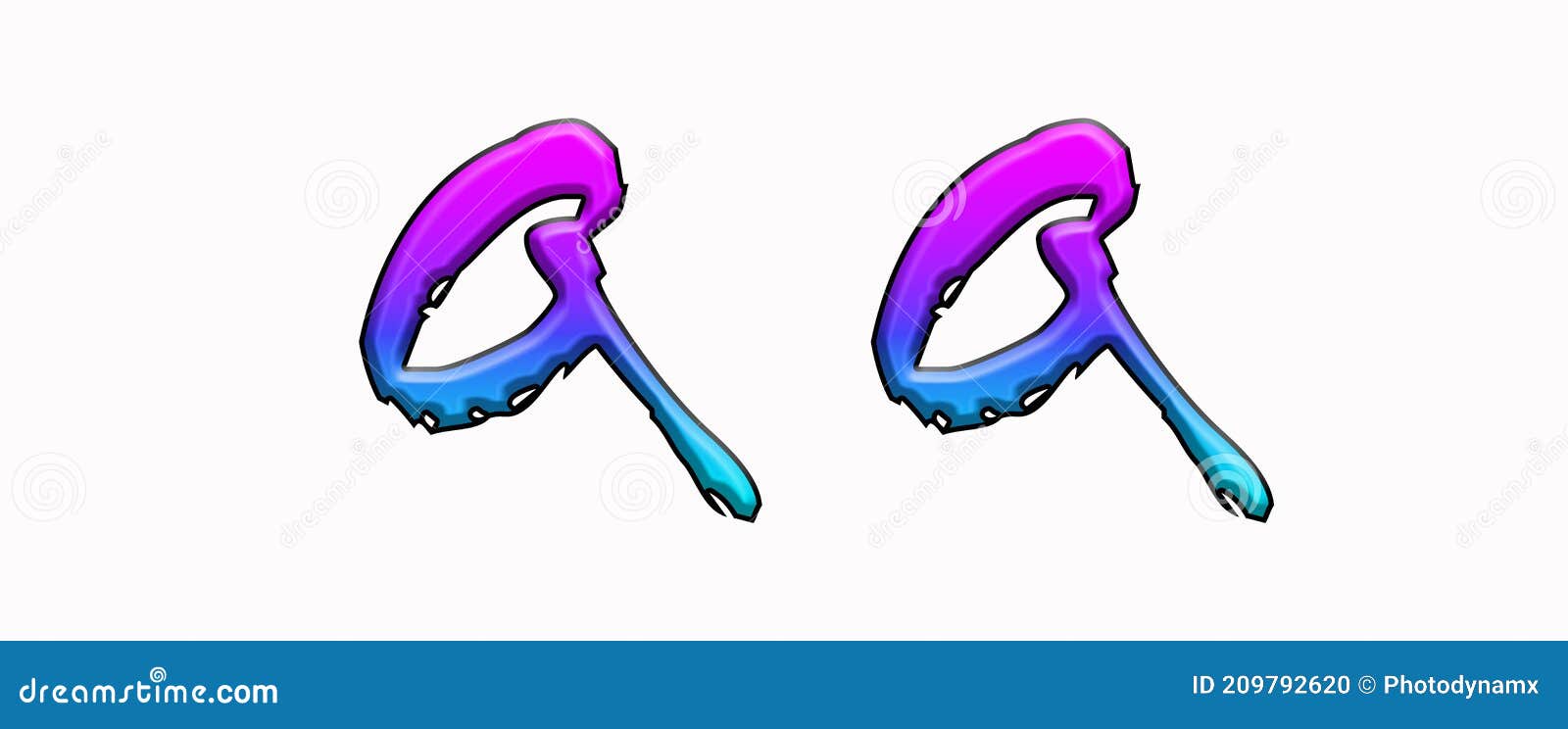 Flood English Fonts Gradient Sans Serif Alphabet Letters Calligraphy ...