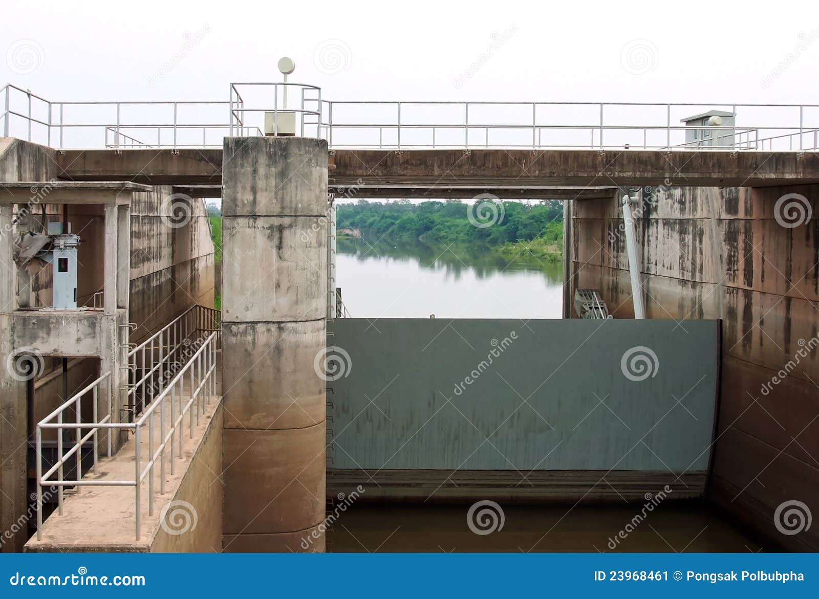 Flood gate stock image. Image of generator, generation - 23968461