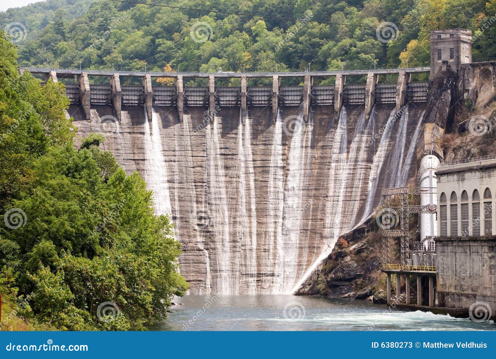 Flood gates of a Dam stock image. Image of stream, power - 6380273