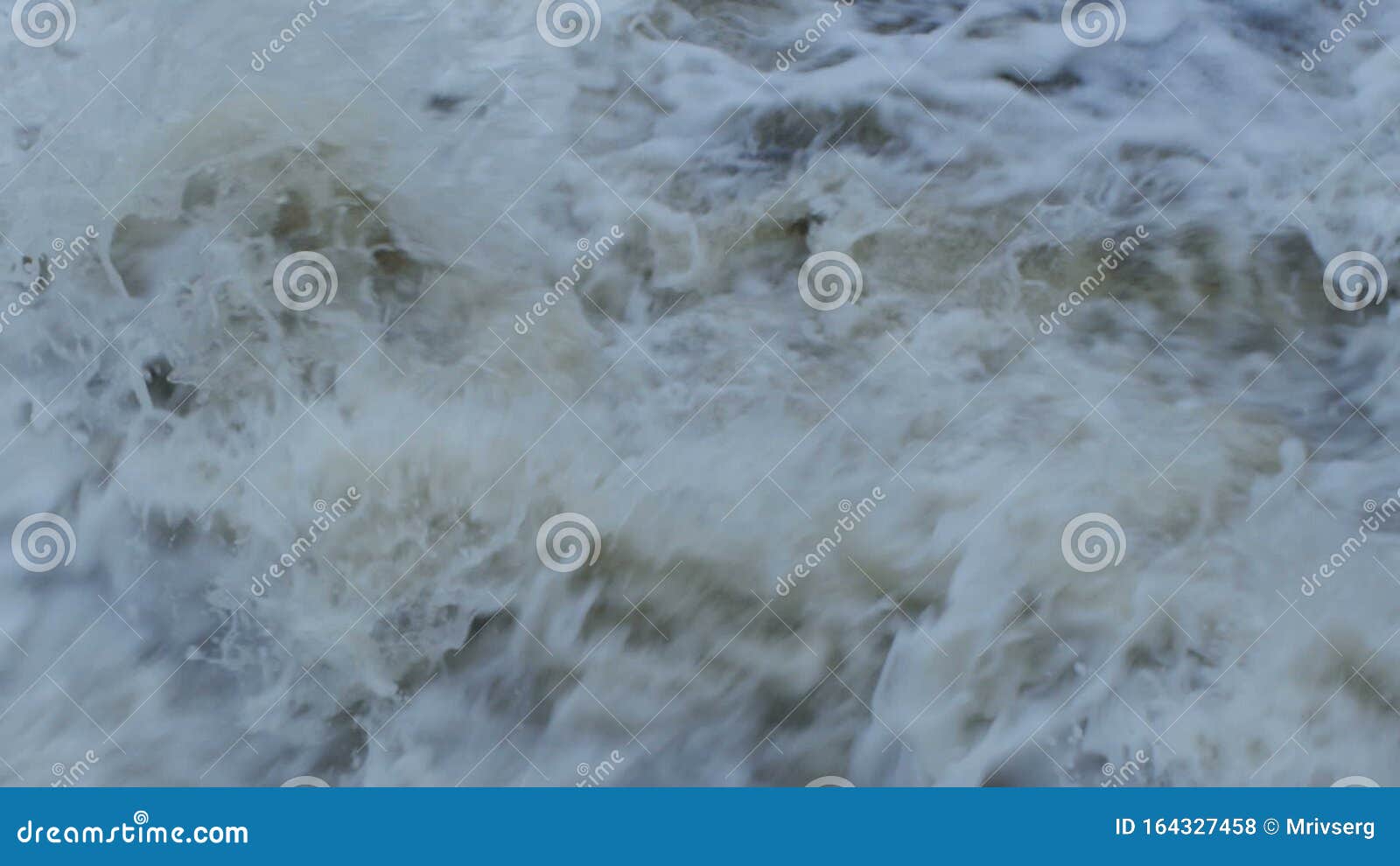 Raging stream, loop stock footage. Video of background - 164327458