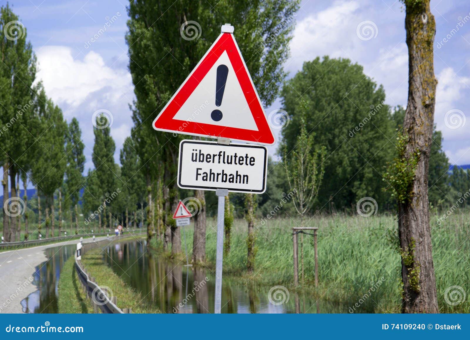 Flood stock photo. Image of tide, blue, disaster, water - 74109240