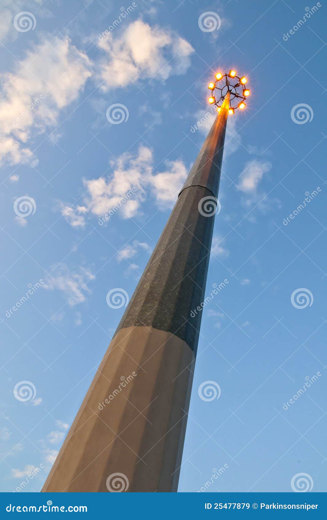 Flood Light Tower stock image. Image of bright, illumination - 25477879