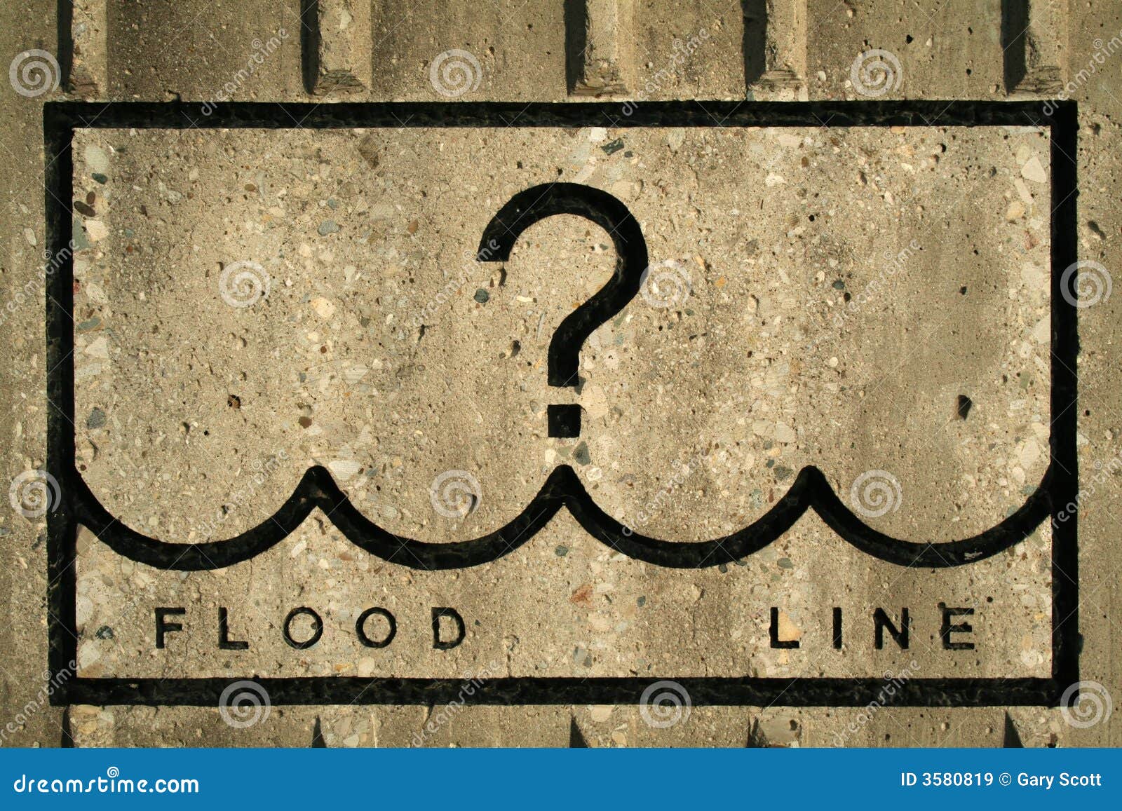 Flood Line stock image. Image of height, bank, line, level - 3580819
