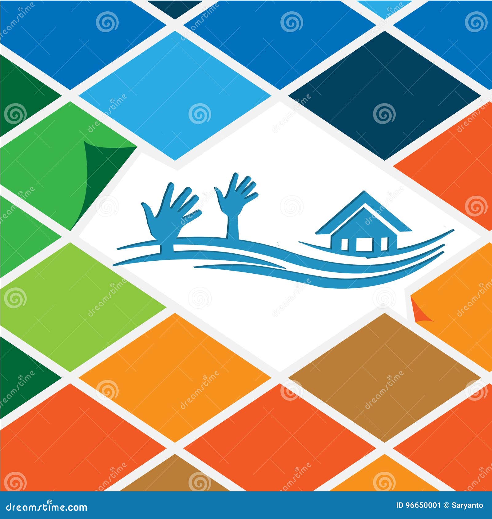 Flood Protection Vector Illustration. Illustration in Vector Format ...