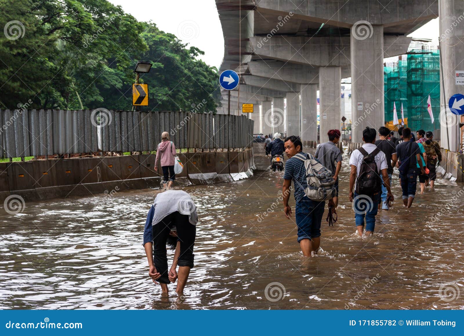 Flood after Rain in Jakarta Under the Infrastructure Development ...