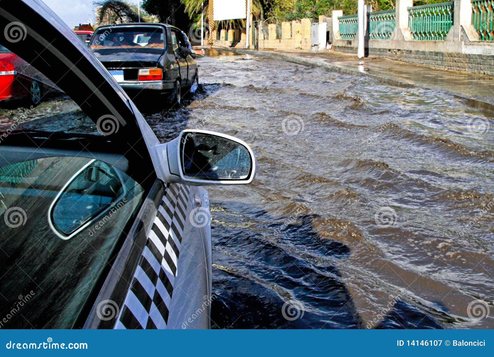 Flood street stock image. Image of weather, tide, rescue - 14146107