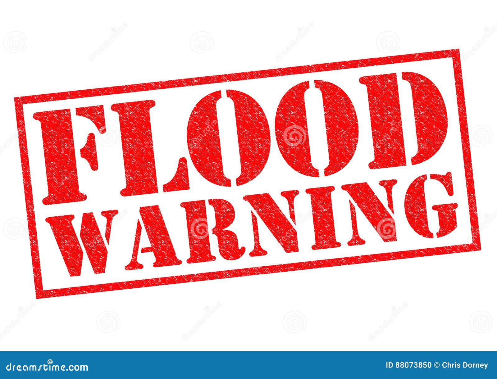 FLOOD WARNING stock illustration. Illustration of icon - 88073850