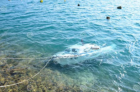 Flooded boat editorial photo. Image of damage, named - 23204926