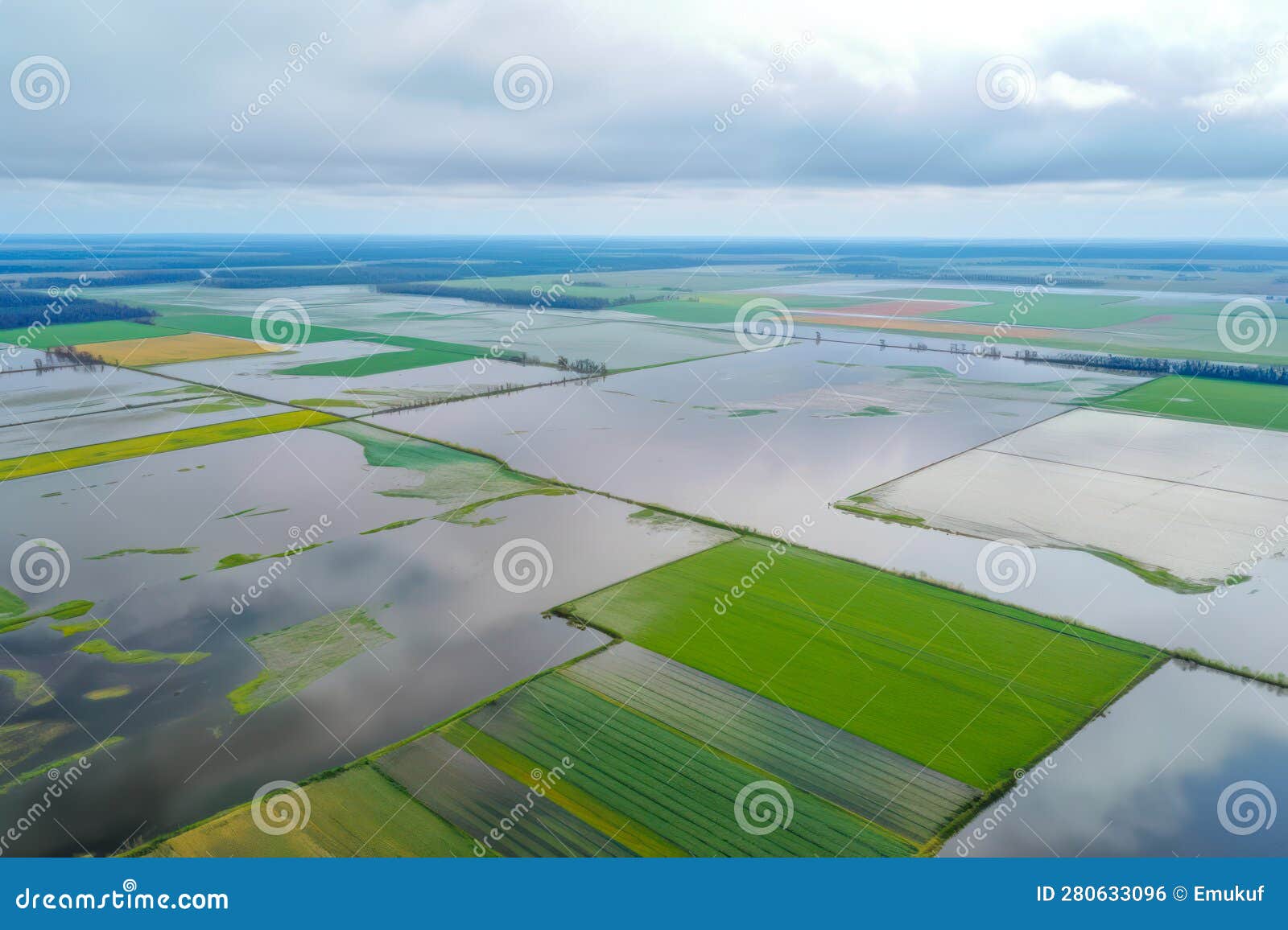 Flooded Fields Flood after Dam Failure Aerial Generative Ai Stock ... Flooded Fields Flood after Dam Failure Aerial Generative Ai Stock ...