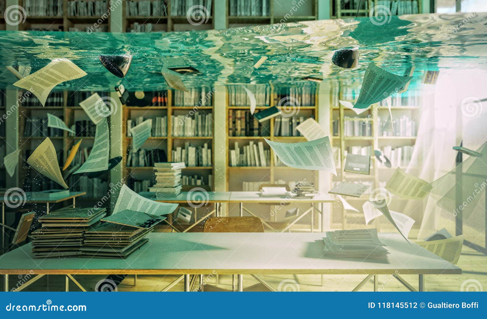 Underwater Library Stock Illustrations – 34 Underwater Library Stock ...