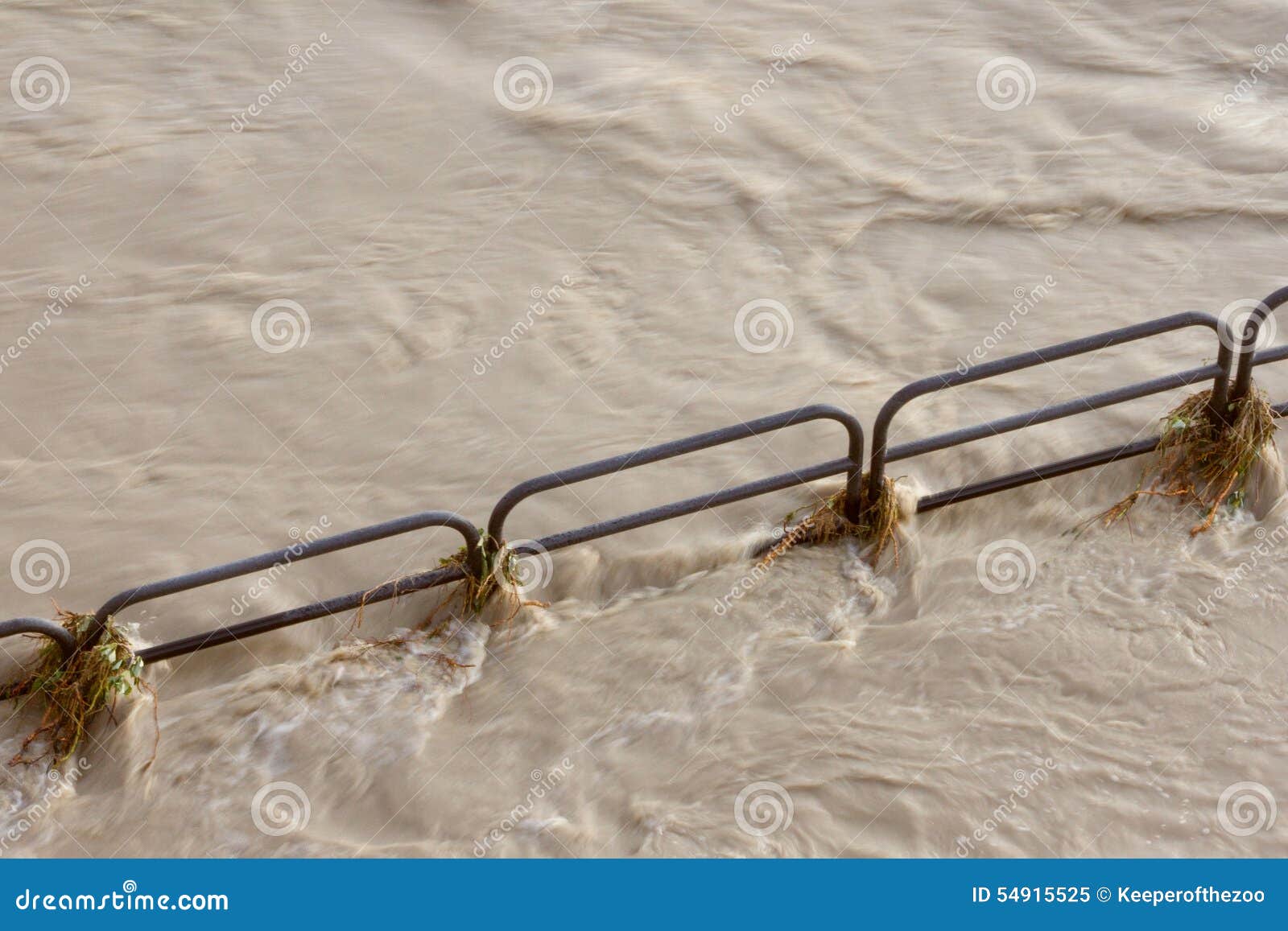 Flooded Pathway stock image. Image of pathway, high, landscape - 54915525