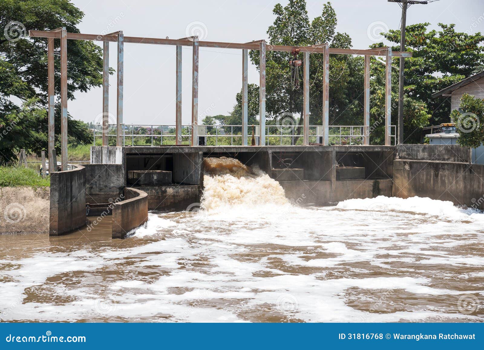 Floodgate stock photo. Image of commercial, scenic, freight - 31816768