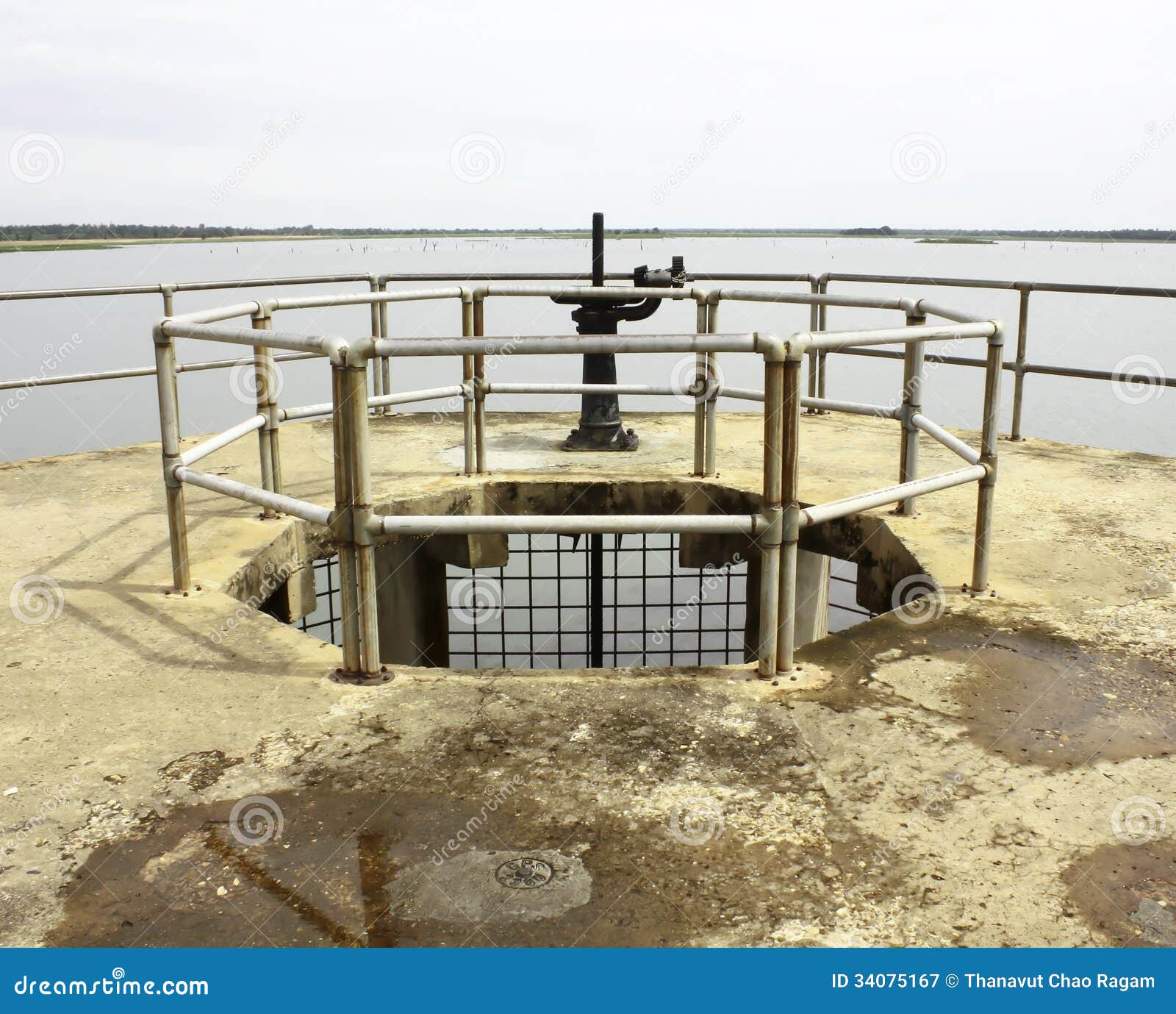 Floodgate stock image. Image of field, anal, building - 34075167