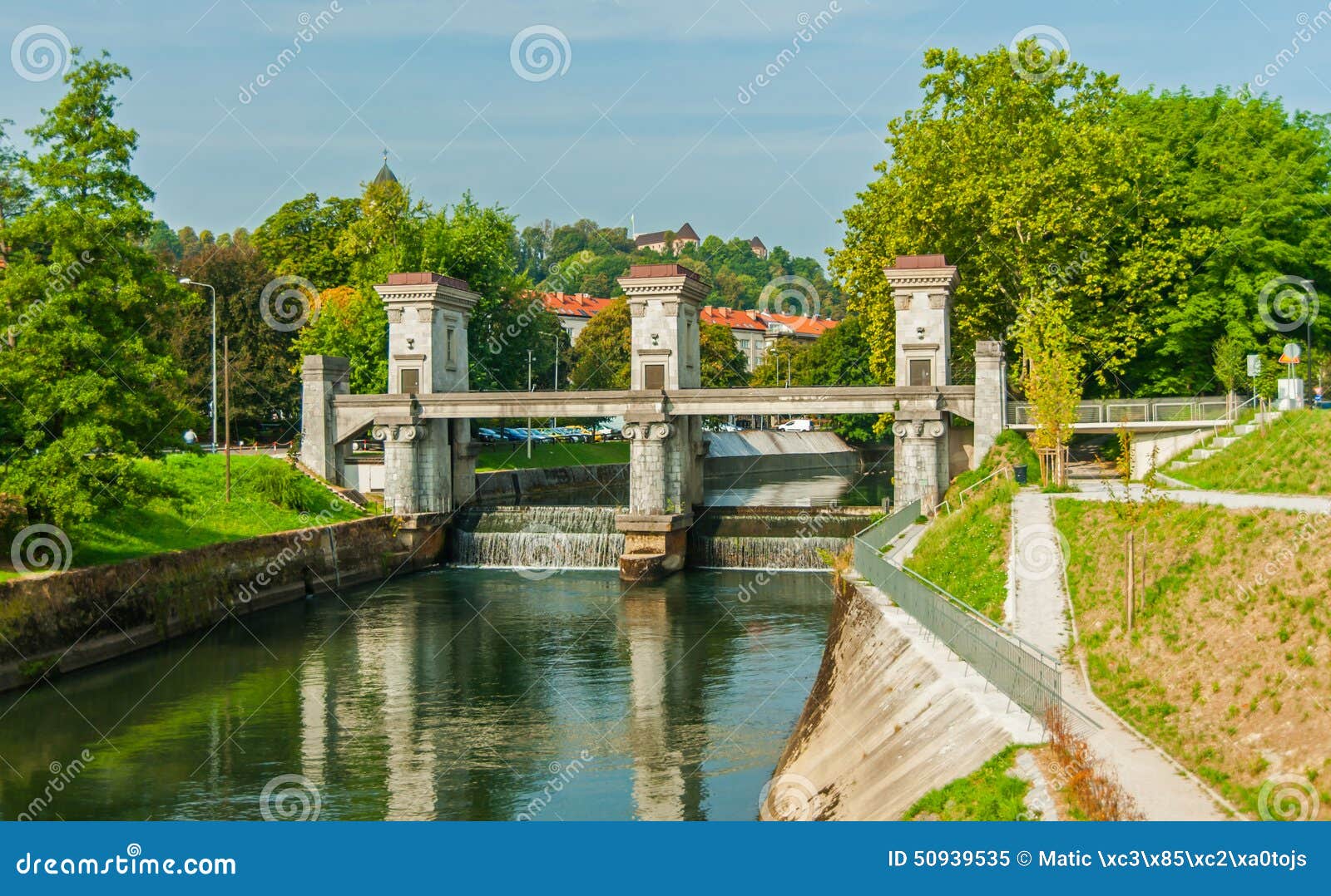 Floodgate River Ljubljanica Stock Photos - Free & Royalty-Free Stock ...