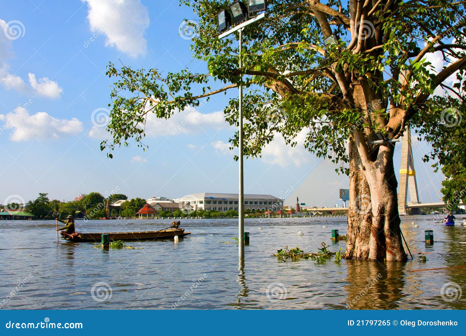Flooding in Bangkok City.Thailand. Editorial Image - Image of ...