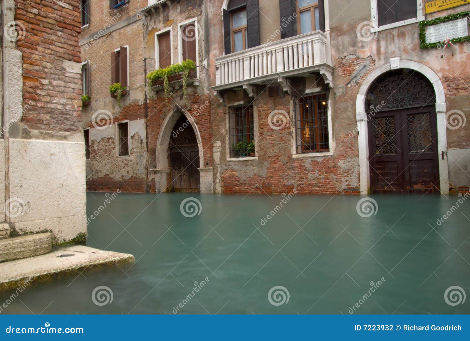 Flooding Canal stock photo. Image of doorway, underwater - 7223932