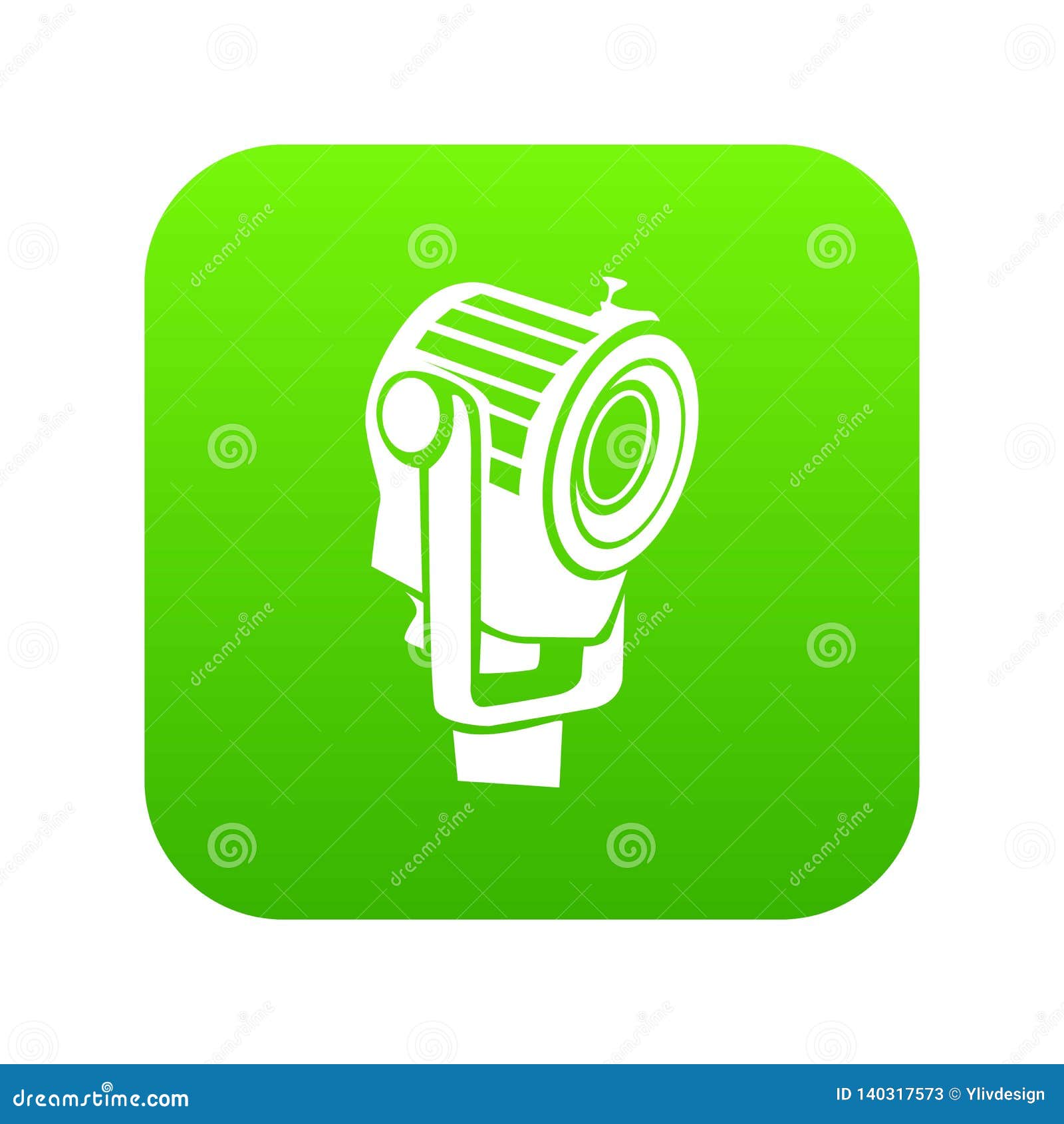 Floodlight Icon Cartoon | CartoonDealer.com #88211497