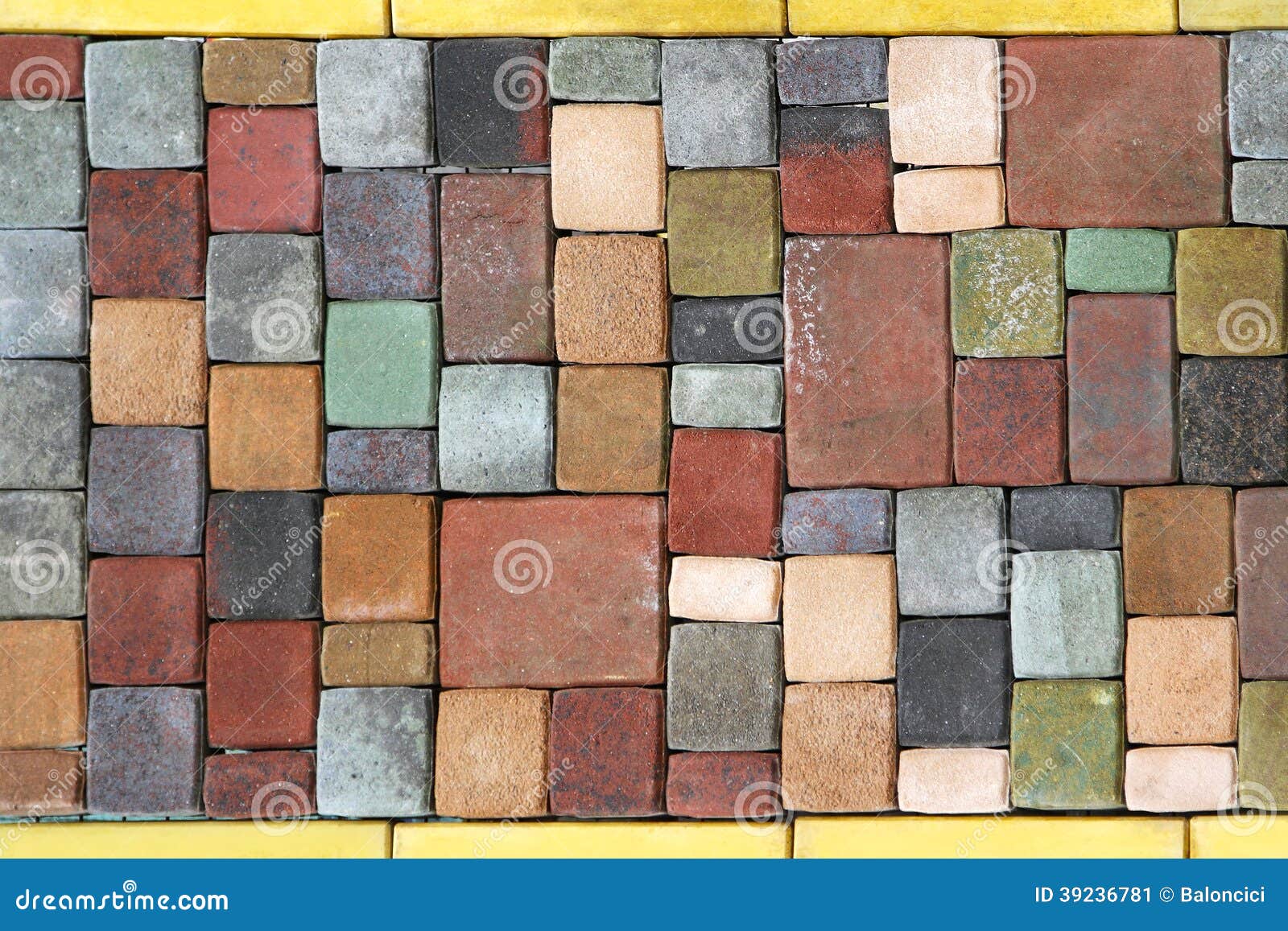 Floor bricks stock image. Image of colourful, bricks - 39236781