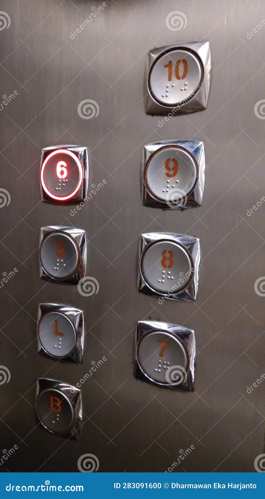 The Floor Button on the Lift is Used To Select the Destination Floor ...