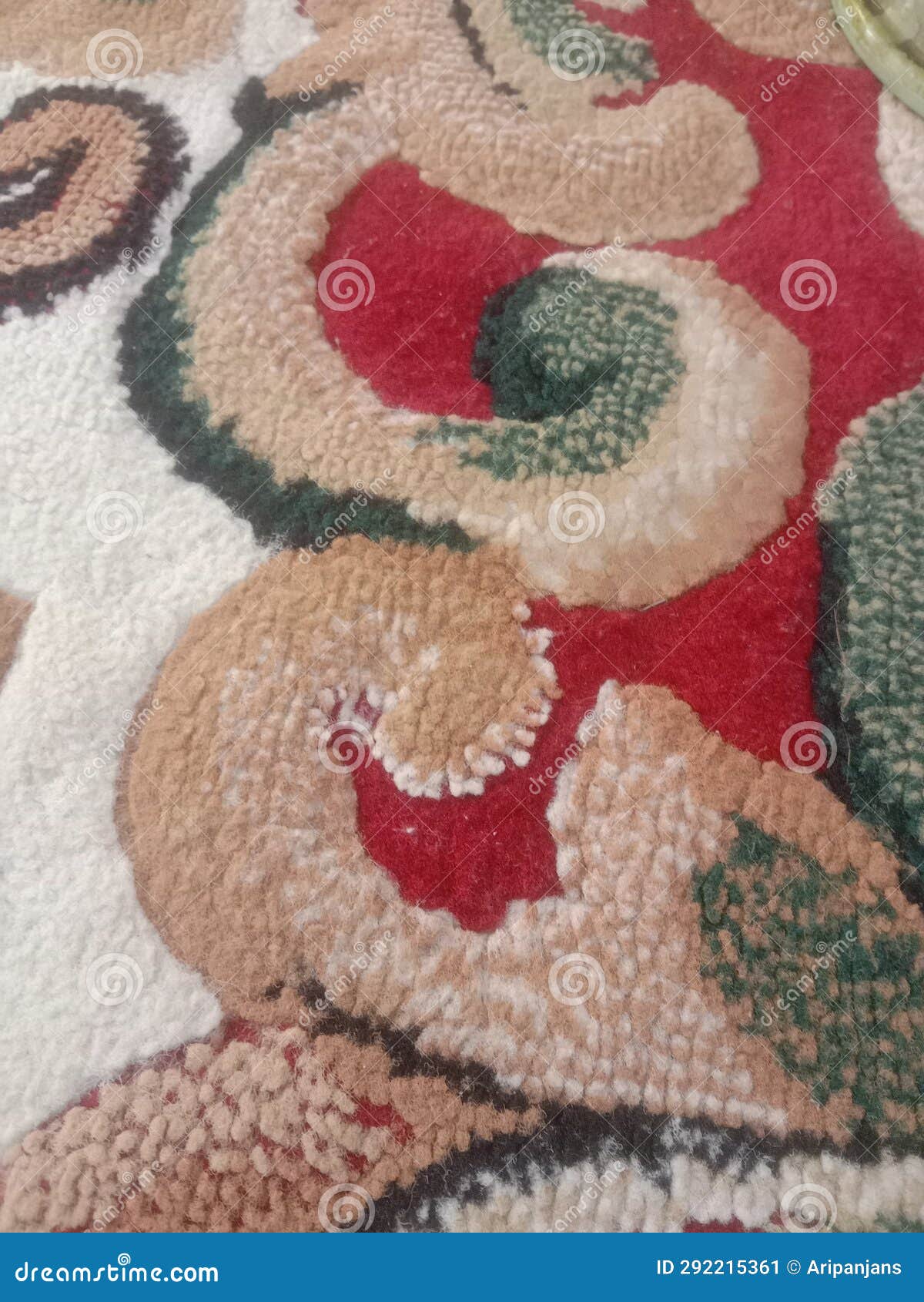 Floor Carpet with Soft Fur and Beautiful Colors Stock Image - Image of ...